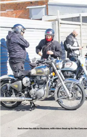 Royal Enfield riders gather in Whanganui - PressReader