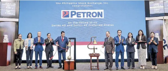 Petron lists P17-B preferred shares - PressReader