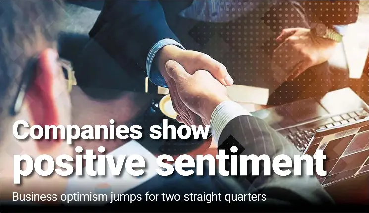 Companies show positive sentiment - PressReader