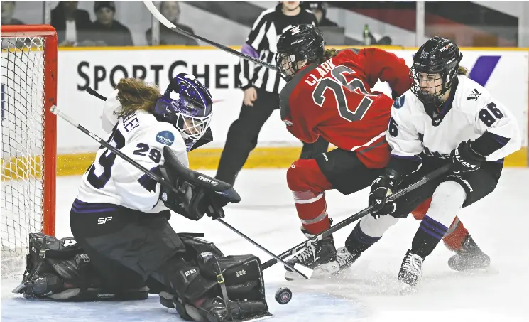 Elite goaltendin­g dominating PWHL so far - PressReader