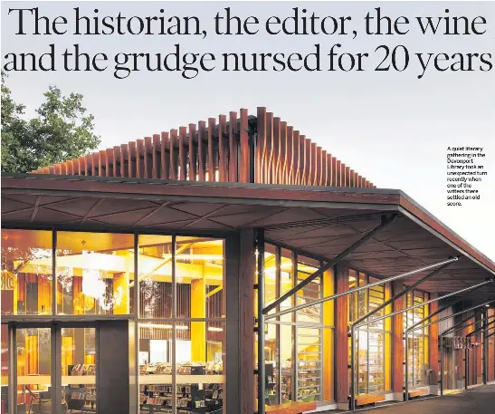 The historian, the editor, the wine and the grudge nursed for 20 years ...