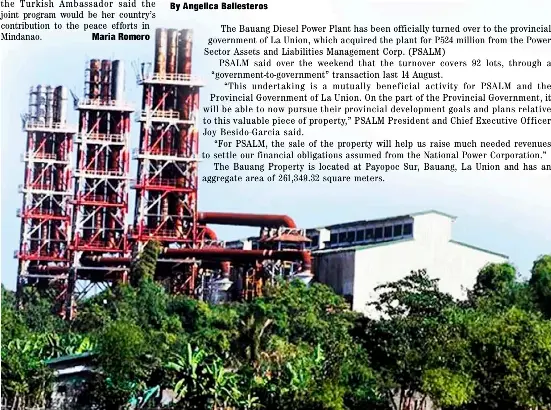 La Union LGU takes over Bauang power plant - PressReader