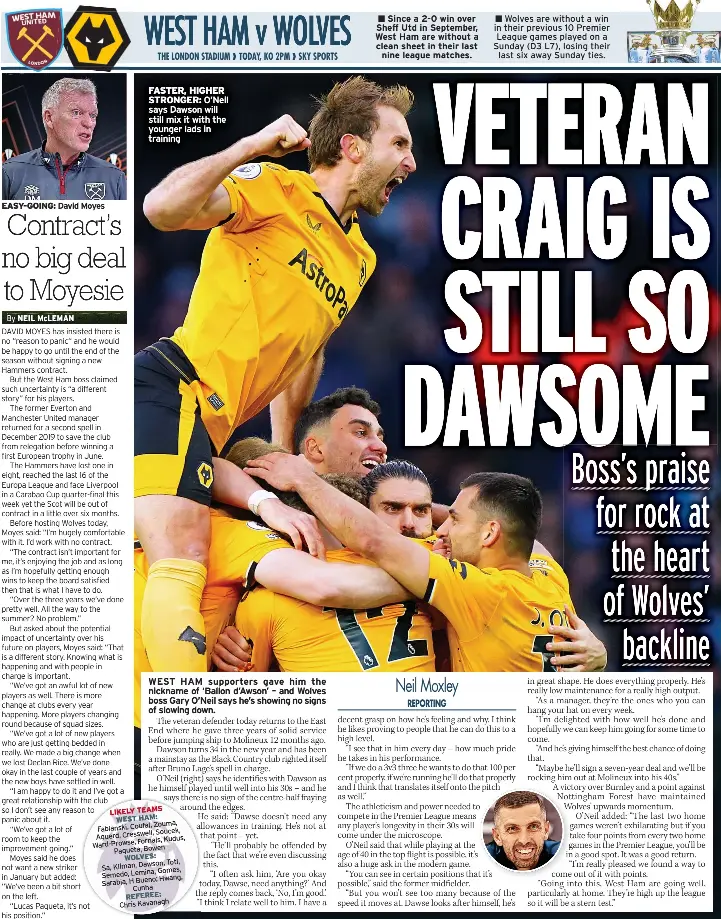VETERAN CRAIG IS STILL SO DAWSOME - PressReader