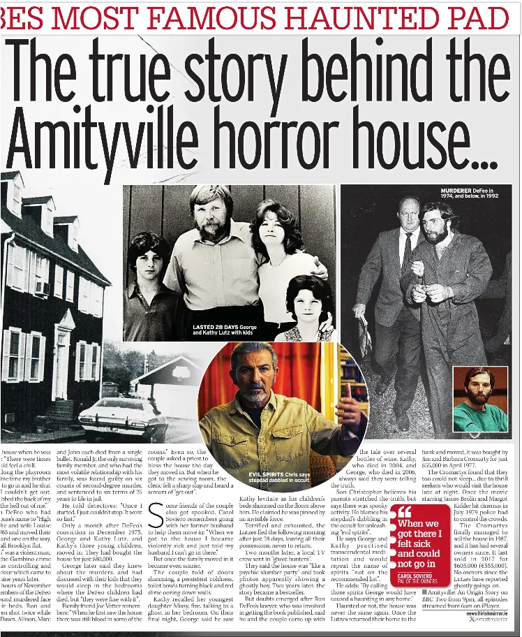 The true story behind the Amityville horror house... - PressReader