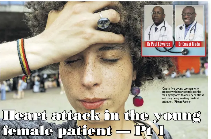 Heart attack in the young female patient — Pt 1 - PressReader