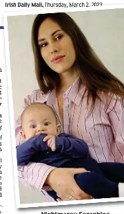 ‘Everything was on fire. Bombs shook the Earth. I had to give birth with my hands ears’ over my ...