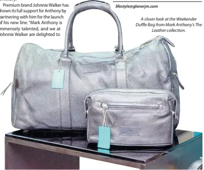 FASHION DESIGNER MARK ANTHONY DIVERSIFIE­S WITH ‘The Leather’ - PressReader