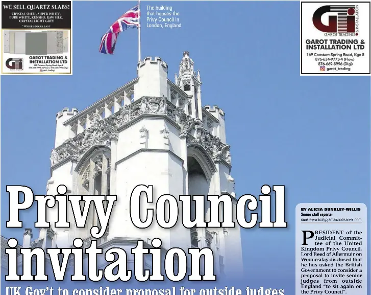Privy Council invitation - PressReader