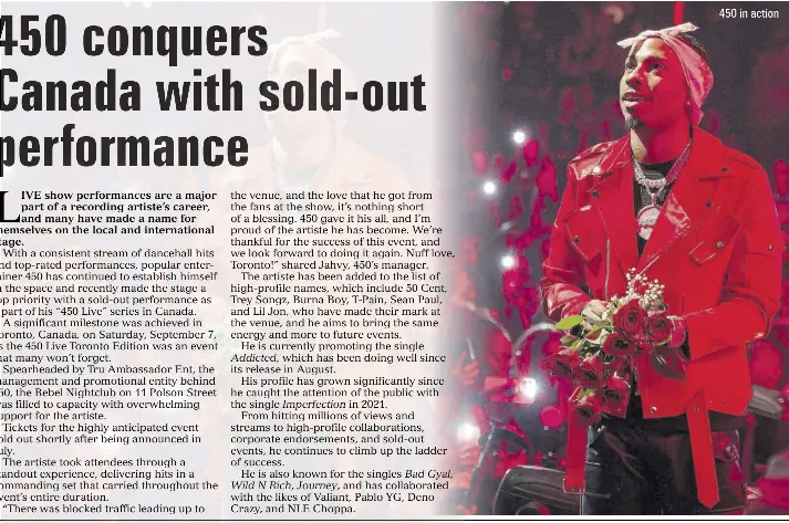 450 conquers Canada with sold-out performanc­e - PressReader