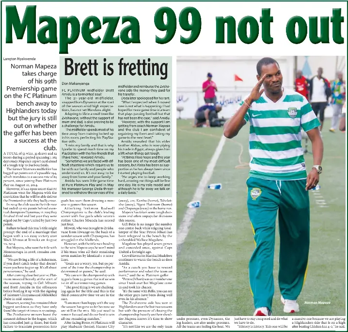 Zimbo guaranteed Chelsea trip - PressReader