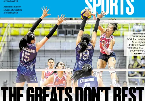 THE GREATS DON’T REST - PressReader