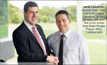 Lutheran principal assumes role - PressReader