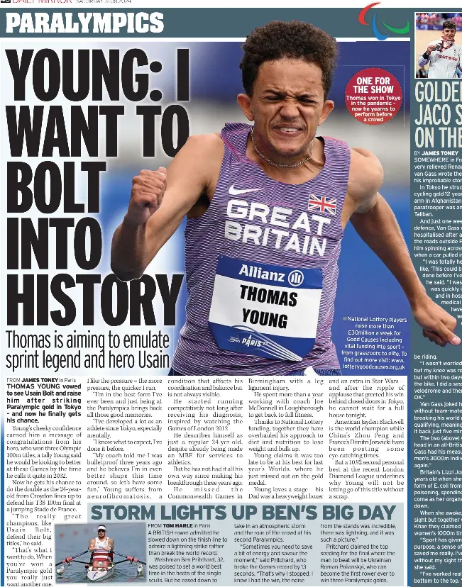 YOUNG: I WANT TO BOLT INTO HISTORY - PressReader