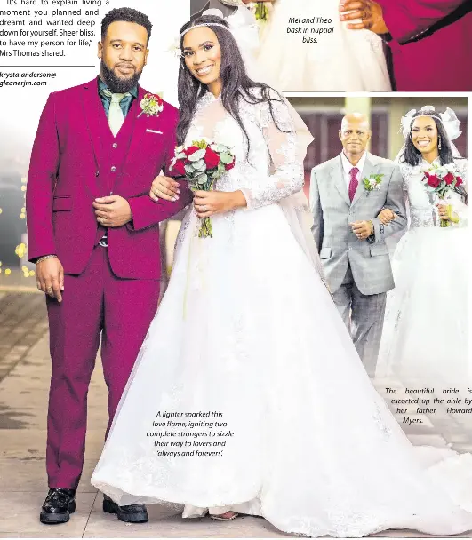 A lighter sparked a love flame between Melissa and Theodore - PressReader