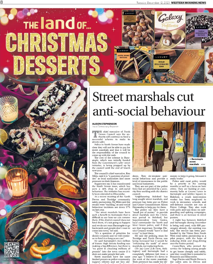 Street marshals cut anti-social behaviour - PressReader