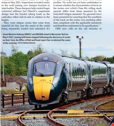 What caused the cracks in Hiitachi’s Class 800 trains… - PressReader