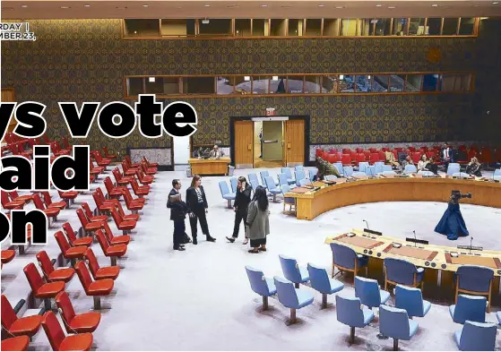 UN delays vote on Gaza aid resolution - PressReader