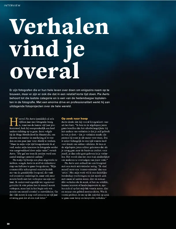 Verhalen vind je overal - PressReader