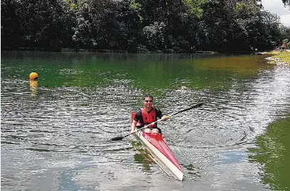 Minister relaxes by kayaking at MacRitchie - PressReader