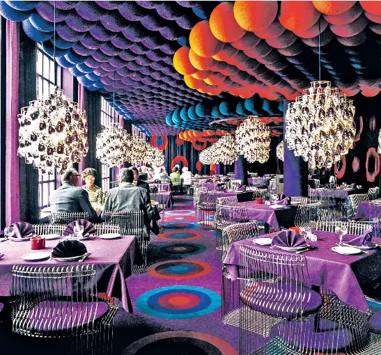 RESTAURANT VARNA, AARHUS, DENMARK (1971) INTERIOR BY VERNER PANTON ...