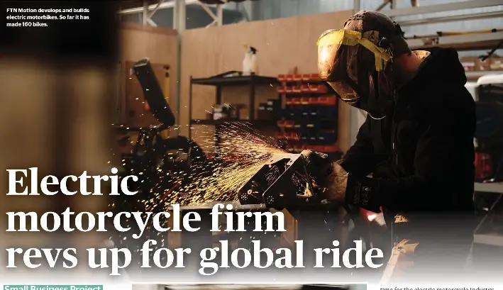 Electric motorcycle firm revs up for global ride - PressReader