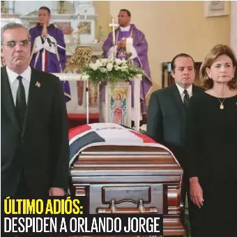 ÚLTIMO ADIÓS:. DESPIDEN A ORLANDO JORGE. - PressReader
