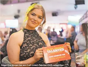 Singer Evie overjoyed at winning talent contest - PressReader