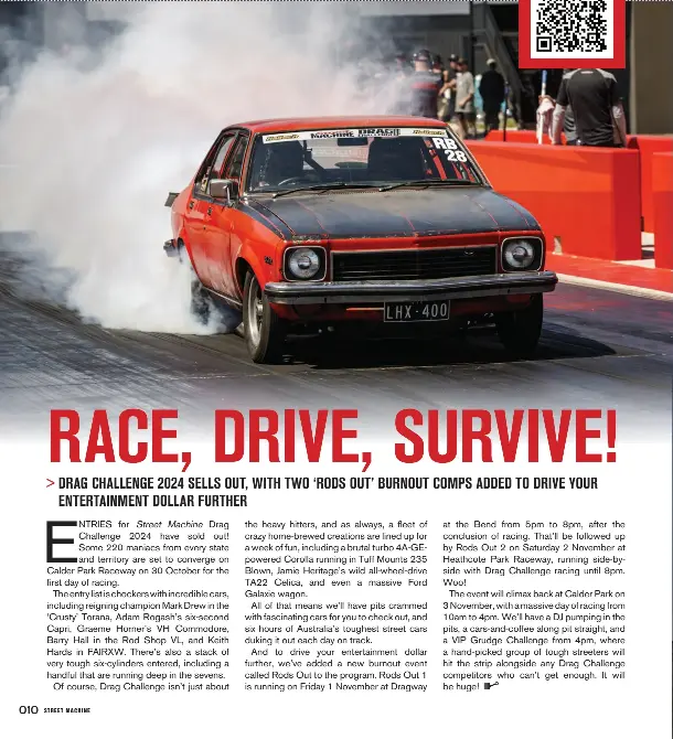 RACE, DRIVE, SURVIVE! - PressReader