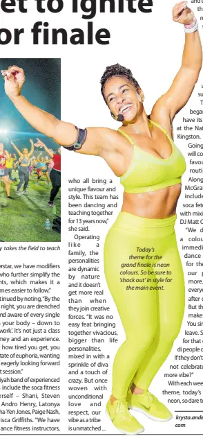 Fit Fiyah Soca Series set to ignite ‘wining’ appetite for finale - PressReader