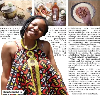 Mellisa Moyo, the heritage heroine making waves in Byo - PressReader