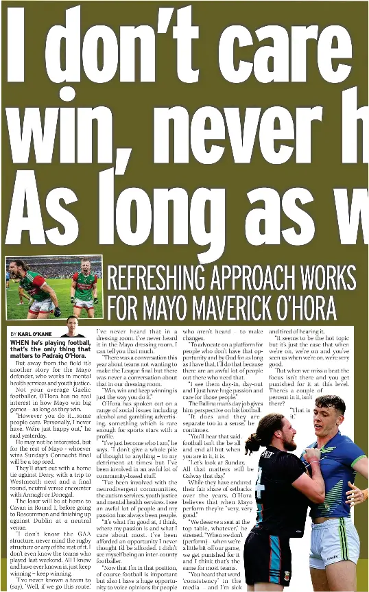 I don’t care how we win, never have.. As long as we do! - PressReader