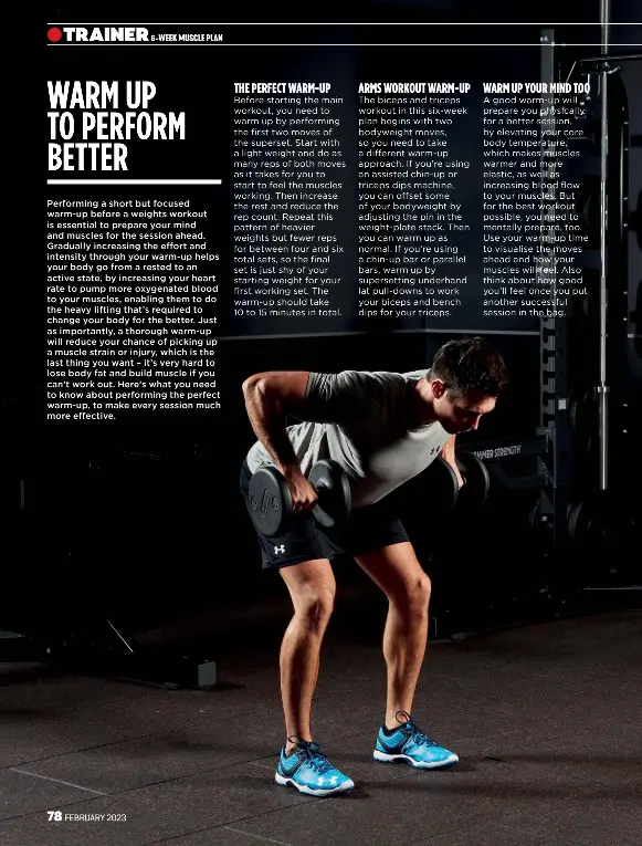 WARM UP TO PERFORM BETTER - PressReader