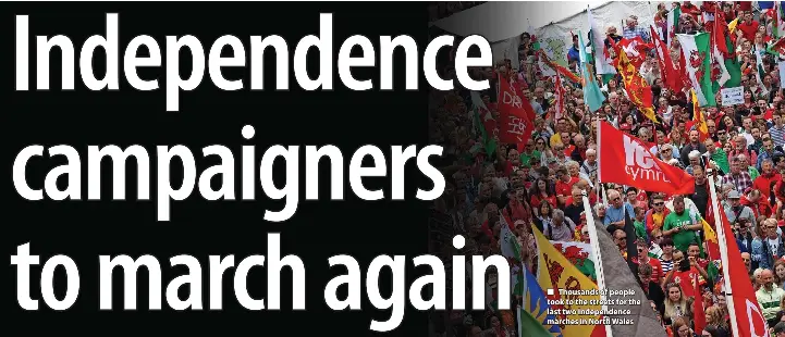 Independen­ce campaigner­s to march again - PressReader