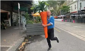 ‘There he goes with the carrot’: how walking the streets with a giant ...