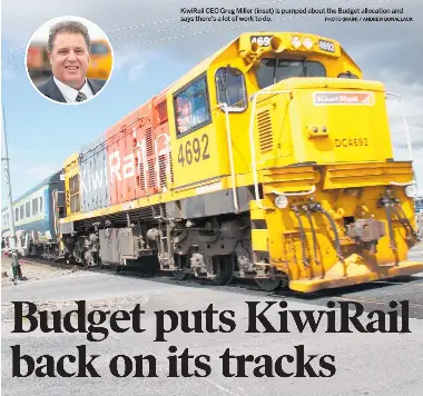Budget puts KiwiRail back on its tracks - PressReader