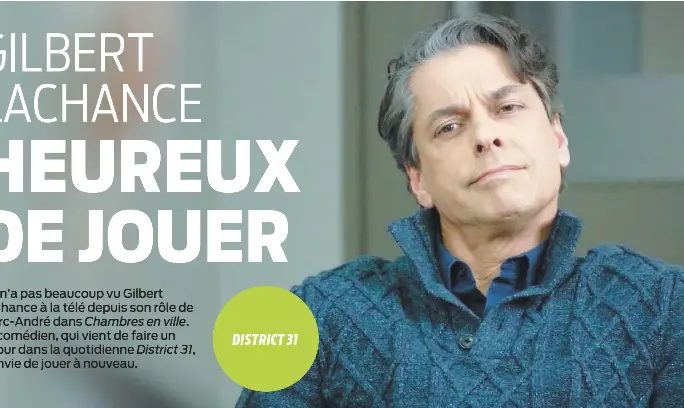 GILBERT LACHANCE HEUREUX DE JOUER - PressReader