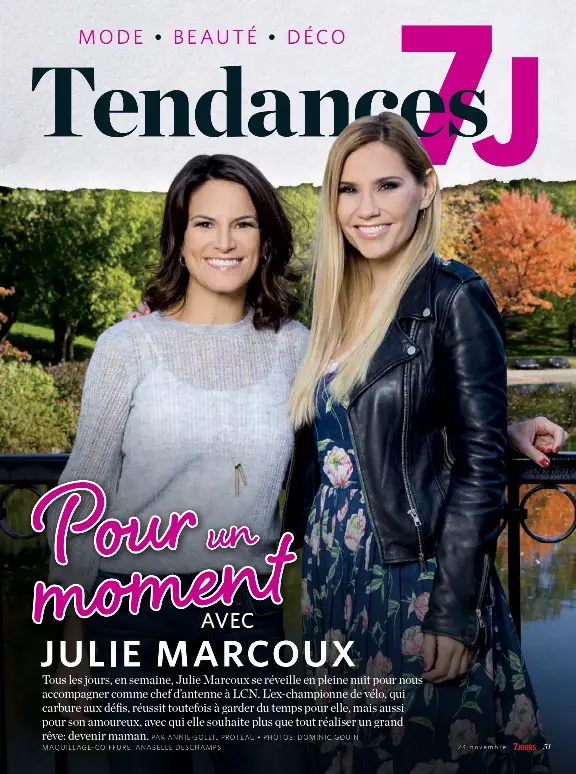 Pour un moment AVEC JULIE MARCOUX - PressReader