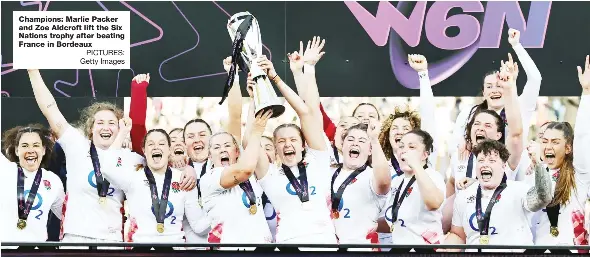 England celebrate Grand Slam treble - PressReader