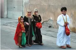 Gergean, a special tradition for children in celebratio­n of Ramadan ...