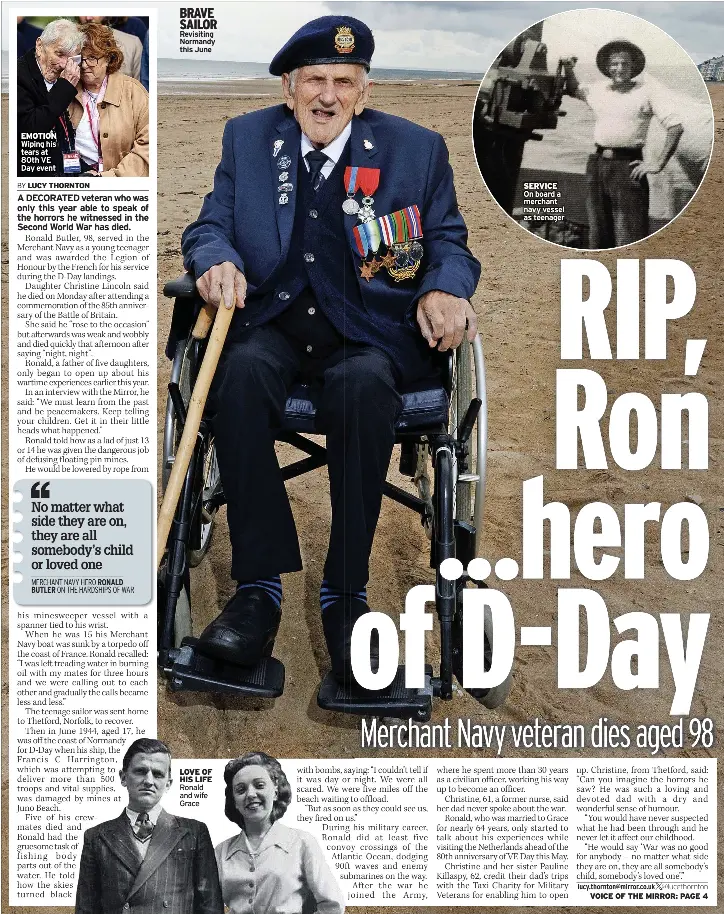 RIP, Ron ...hero of D-Day - PressReader