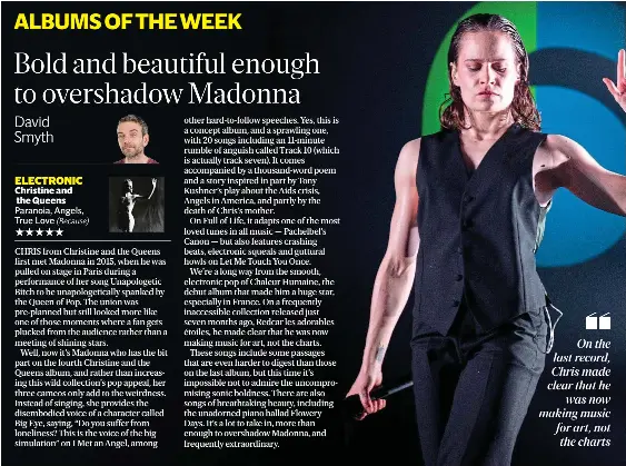 Bold and beautiful enough to overshadow Madonna - PressReader