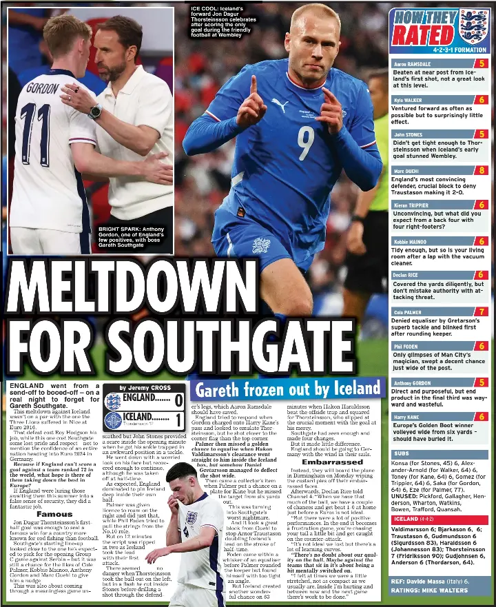 MELTDOWN FOR SOUTHGATE ENGLAND ....... - PressReader