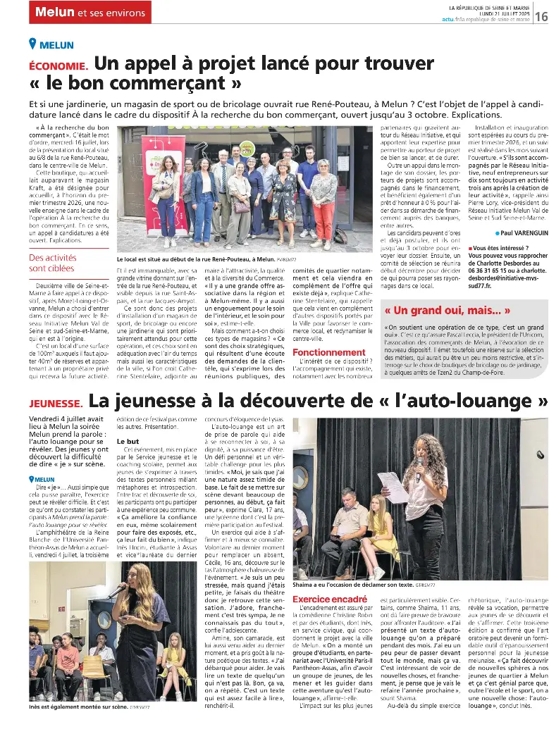 La jeunesse à la découverte de « l’auto-louange » - PressReader
