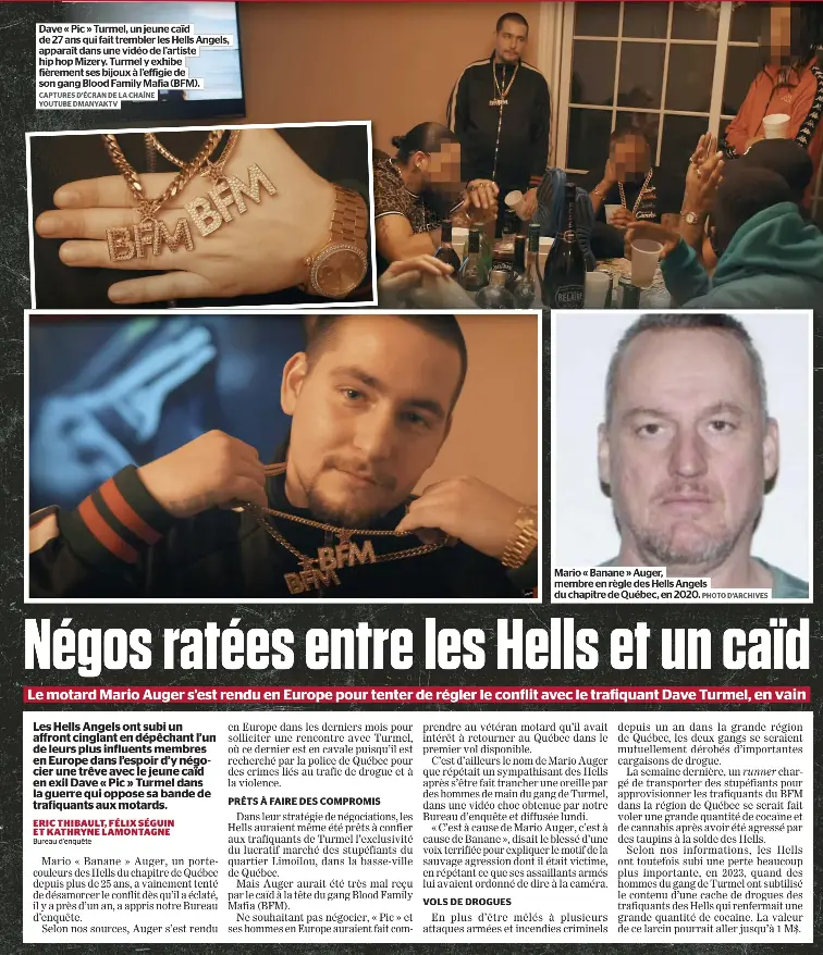 Négos ratées entre les Hells et un caïd - PressReader