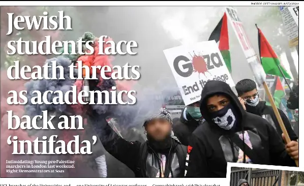 Jewish students face death threats as academics back an ‘intifada ...