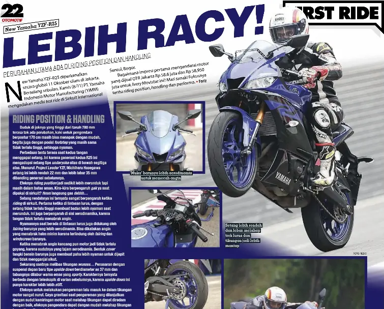 RIDING POSITION & HANDLING - PressReader