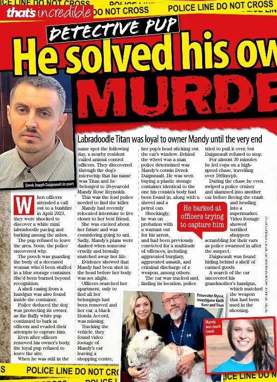He solved his owner's MURDER - PressReader
