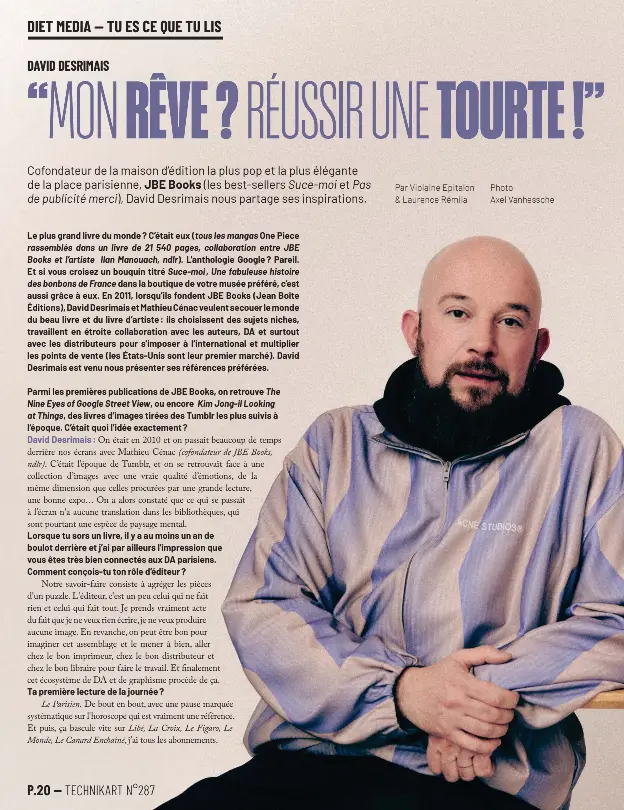 “MON RÊVE ? RÉUSSIR UNE TOURTE !” - PressReader