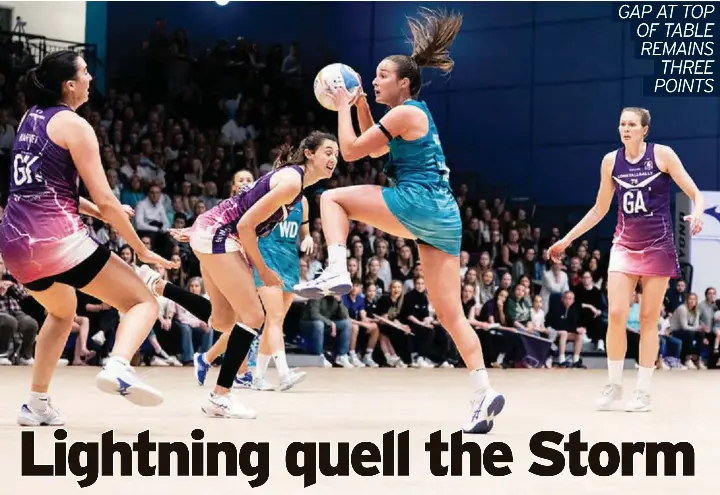 Lightning quell the Storm - PressReader