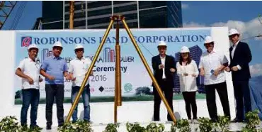 Robinsons Land breaks ground on its newest office buildings - PressReader